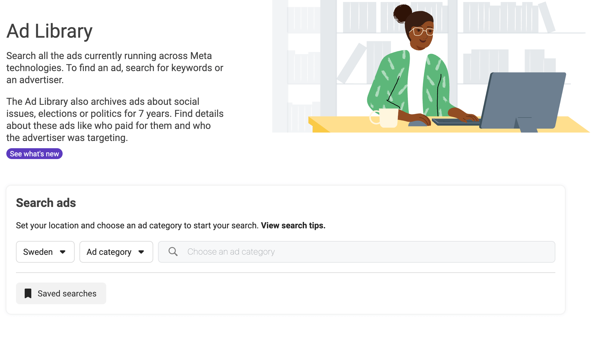 Upptäck hur du kan använda Facebook Ads Library